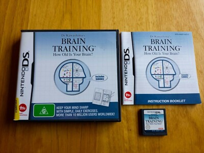 Dr Kawashima's Brain Training - Nintendo DS - Complete with Manual ...