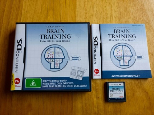 Dr Kawashima's Brain Training - Nintendo DS - Complete with Manual ...