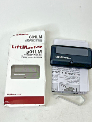 LiftMaster Chamberlain Garage Door Remote Control Transmitter 891LM MC ...