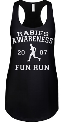 Rabies Awareness Fun Run 5K Michael Scott Office Funny Humor Racerback ...