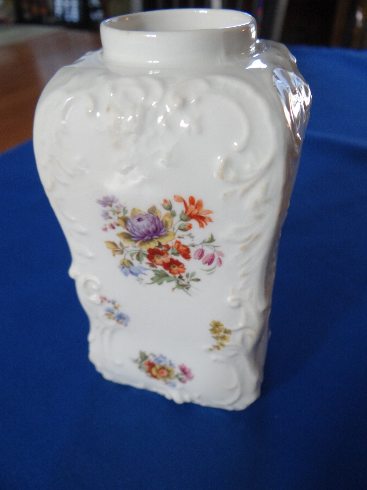 Antique Bishop & Stonier Porcelain Jar Vanity or Tea Canister England ...