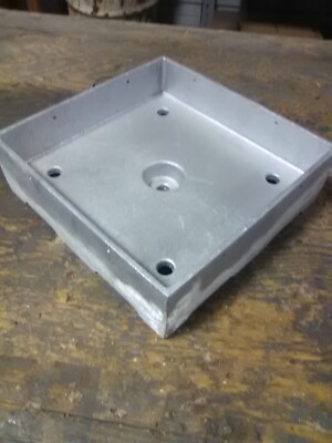 10 x 10 full size Cedar, Post Base, Anchored Heavy Cast Aluminum MADE ...