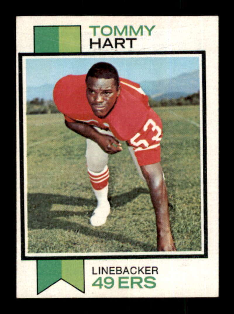1973 Topps #291 Tommy Hart EXMT/NM RC Rookie 49ers 239276 | eBay