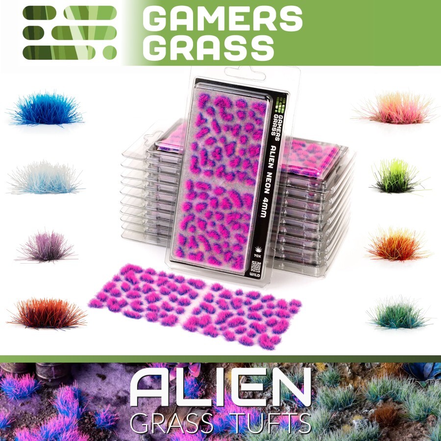 Gamers Grass: ALIEN TUFTS - Basing & Diorama Sci-Fi & Fantasy Tuft ...
