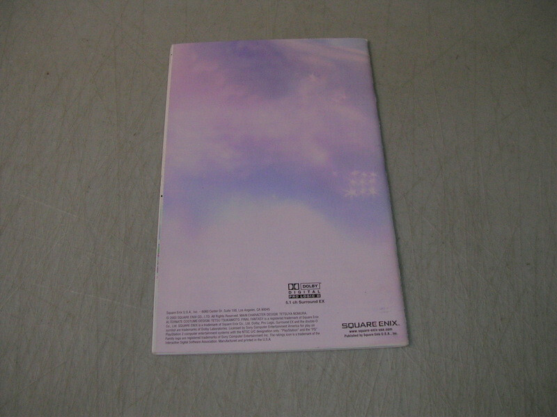 Final Fantasy X-2 (Sony Playstation 2 PS2) Original Instruction Manual ...