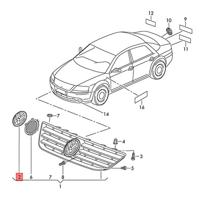 Genuine VW Phaeton 3D1 3D9 Repair Set 3D0898700 | eBay