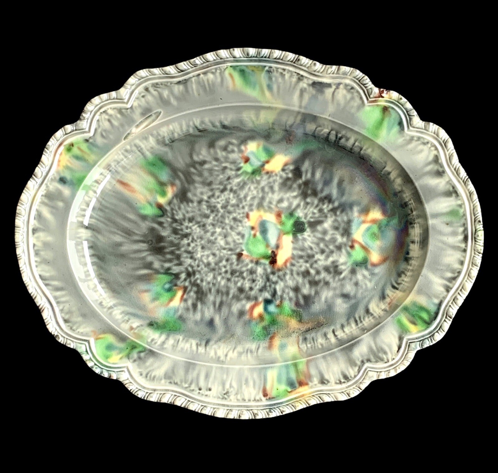 Whieldon Ware Tortoise Shell Platter ~ ca. 1760-70 ~ 18th Century ...