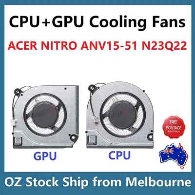 CPU GPU Cooling Fan Acer Nitro V15 ANV15-51 ANV15-51-75VW ANV15-51-50N9 ...