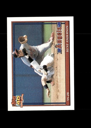 1991 Topps Baseball Card #667 Kent Anderson | eBay