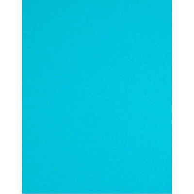 ColorPlan 100lb Cover Solid Cardstock 8.5"x 11" 10 pack - Turquoise | eBay