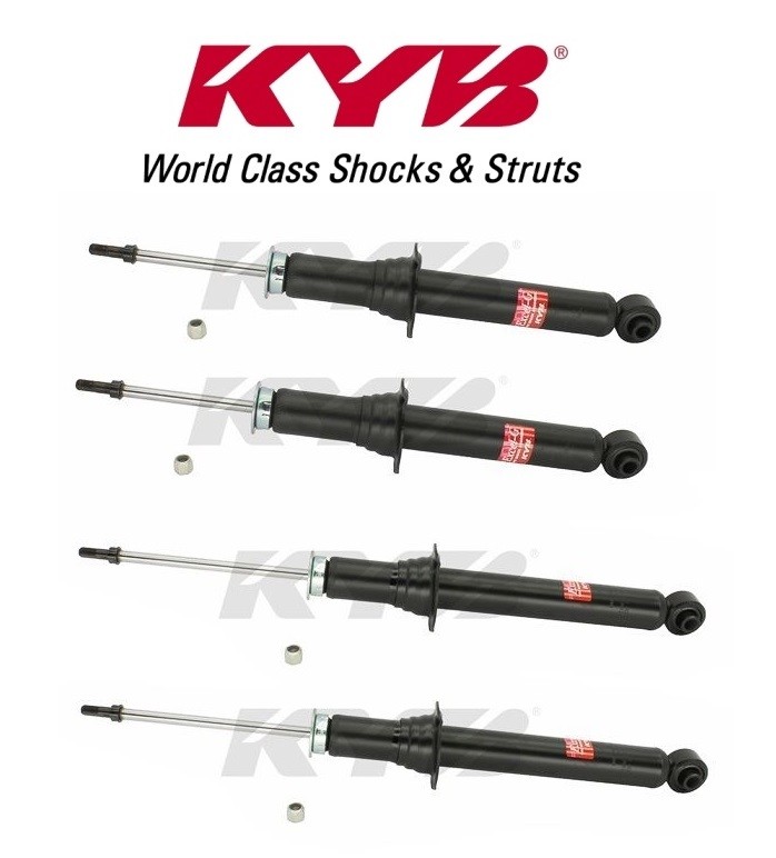 4 Shock Absorbers 2 Front and 2 Rear KYB Excel-g 341159 for Lexus Ls400 ...
