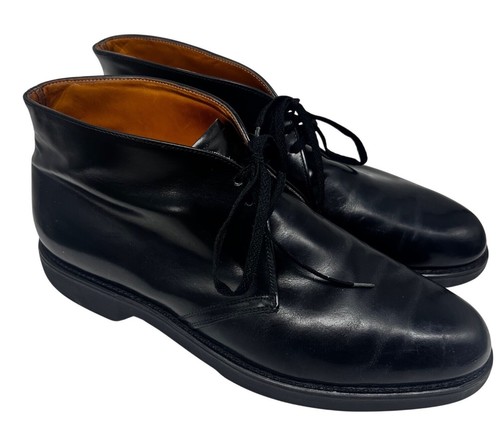 Mason Vintage Black Leather Chukka Boots Mens US 12D Union Made Lace Up ...