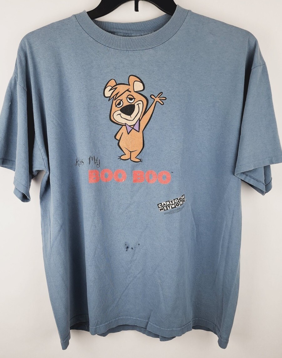 Vtg Boo Boo Cartoon Network Stanley Desantis T-Shirt … - Gem