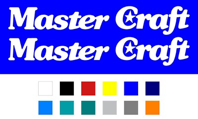 Classic Stars & Stripes MasterCraft Decal Set 40.125" Long | eBay