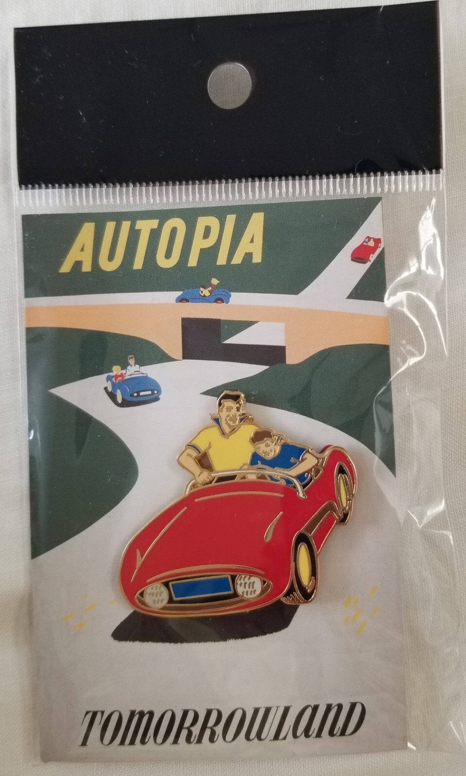 DISNEY'S AUTOPIA WDI LE 300 PIN ON POSTCARD*SEALED* | eBay