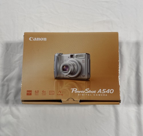 Canon PowerShot A540 6.0MP 4x Optical Zoom Digital Camera Box | eBay