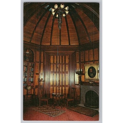 The Library at Ashland Henry Clay Home Lexington KY Vtg Postcard | eBay