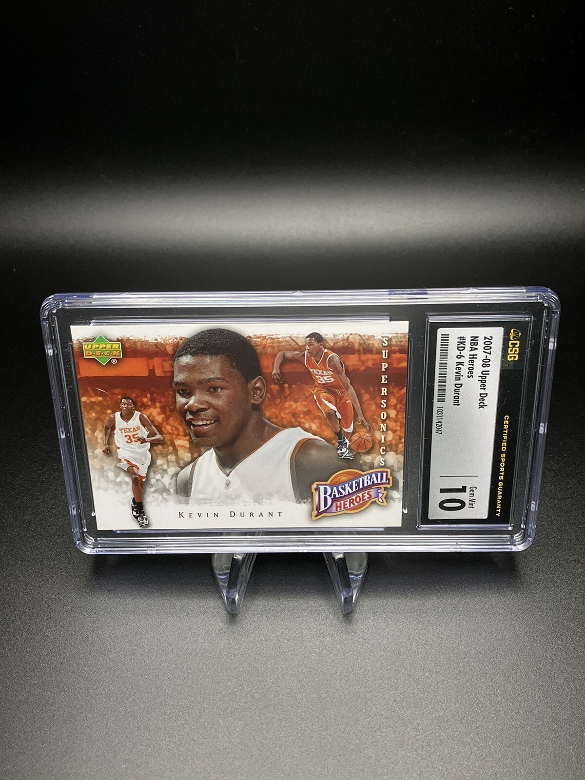 2007-08+Upper+Deck+-+Basketball+Heroes+%23KD-1+Kevin+Durant+%28RC%29 ...