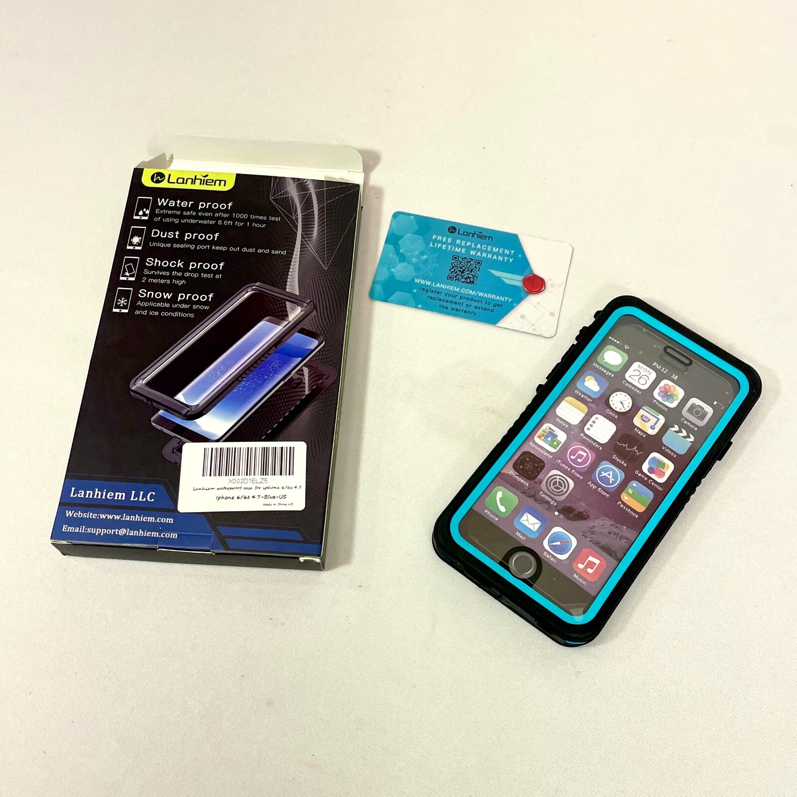 New, Lanhiem Mobile Phone Case, iPhone 6/6S, Waterproof Dustproof ...