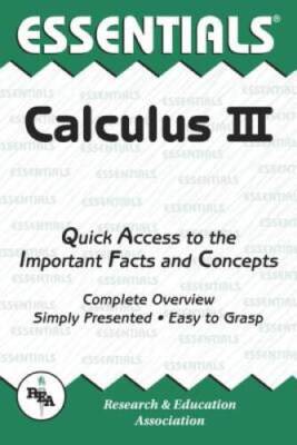 Calculus III Essentials (Essentials Study Guides) (Vol 3) - Paperback ...