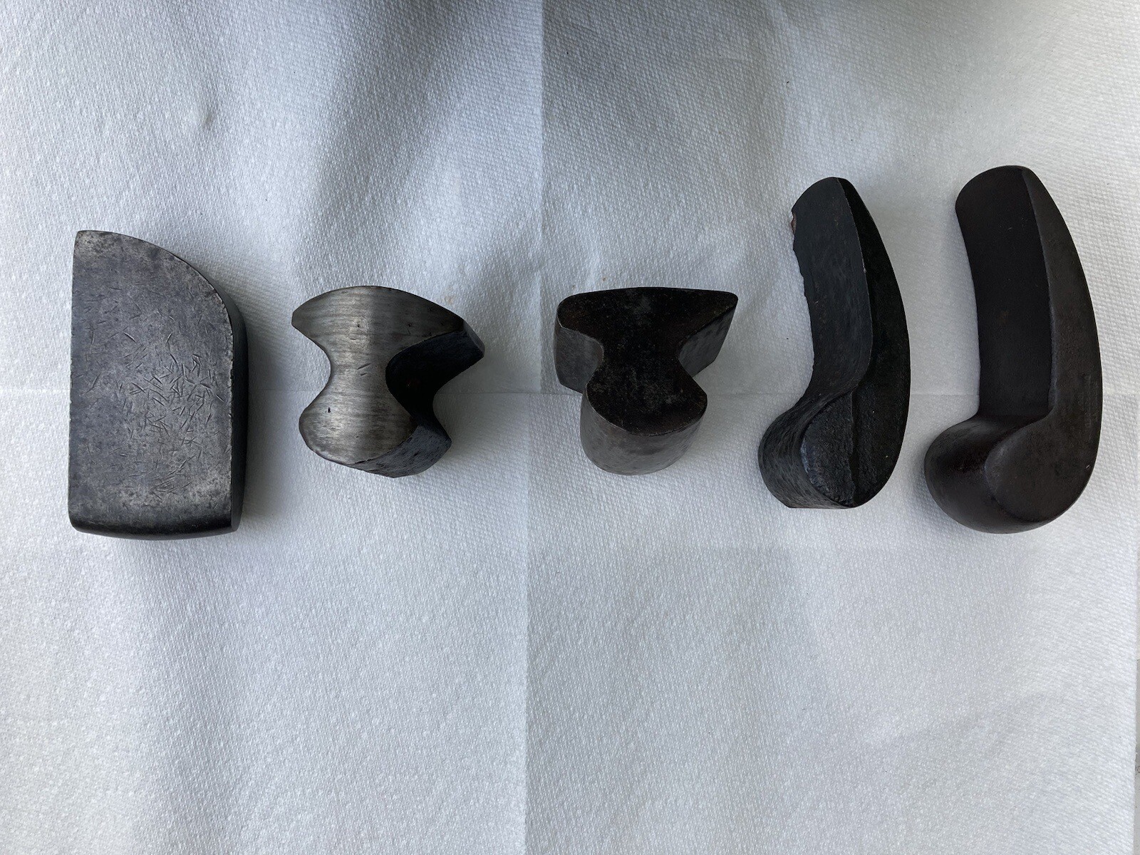 Vintage Lot of 5 Auto Body Sheet Metal Work Dollies. 1 is a Fairmount ...