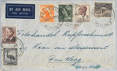 62282 - AUSTRALIA - POSTAL HISTORY - AIRMAIL COVER to HOLLAND 1953 ...