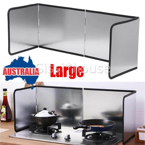 L Anti-Splatter Shield Cooking Frying Pan Oil Splash Guard Kitchen ...