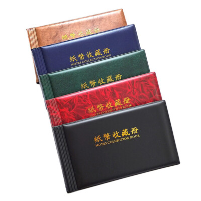 30 Sheets Currency Page Money Banknote Album Books Collection Storage ...