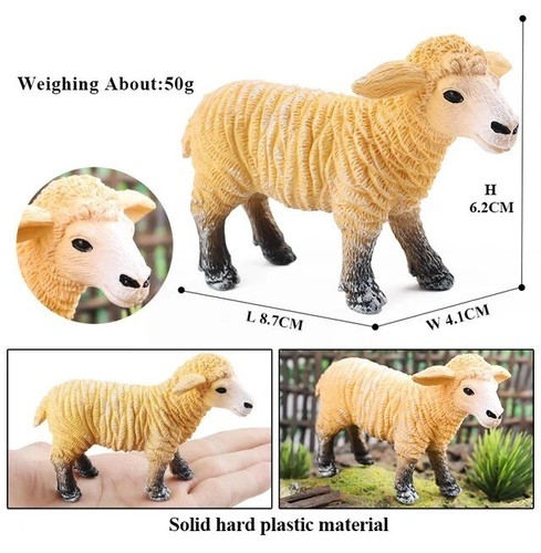 Sheep Ram Animal Toy PVC Action Figure Kids Toys Party Gifts | eBay