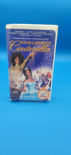 Rare Cinderella Rodgers & Hammerstein's VHS 1997 Whitney Houston ...