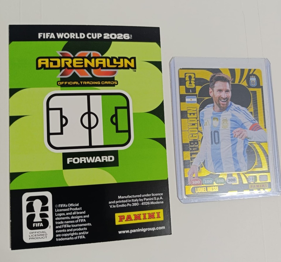 Lionel Messi Green Holo XXL Limited Edition – Adrenalyn XL World Cup ...