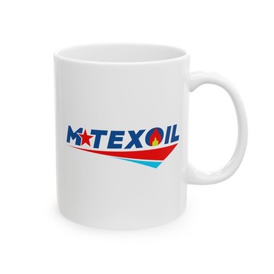 M-Tex Oil Texas Television Oil Company Landman Logo Mug Ceramic Coffee ...