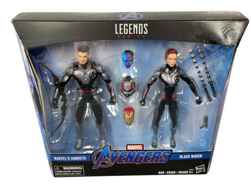 Marvel Legends Avengers Endgame Hawkeye & Black Widow 2 Pack Figures ...