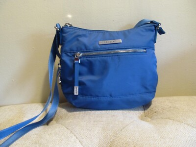 Hedgren Blue Crossbody Silver Hardware | eBay