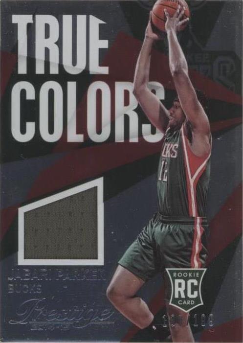 2014-15 Panini Prestige - True Colors Materials Jabari Parker #61 Plus ...