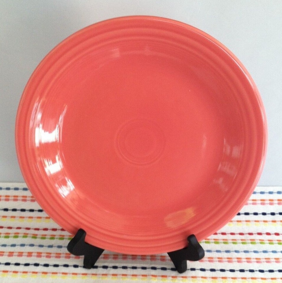 Fiestaware Flamingo Dinner Plate Fiesta Retired Pink 10.5 inch Plate | eBay