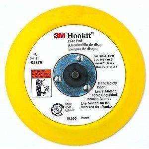3M 05776 Hookit 6 Inch Disc Pad with Round Back Up | eBay
