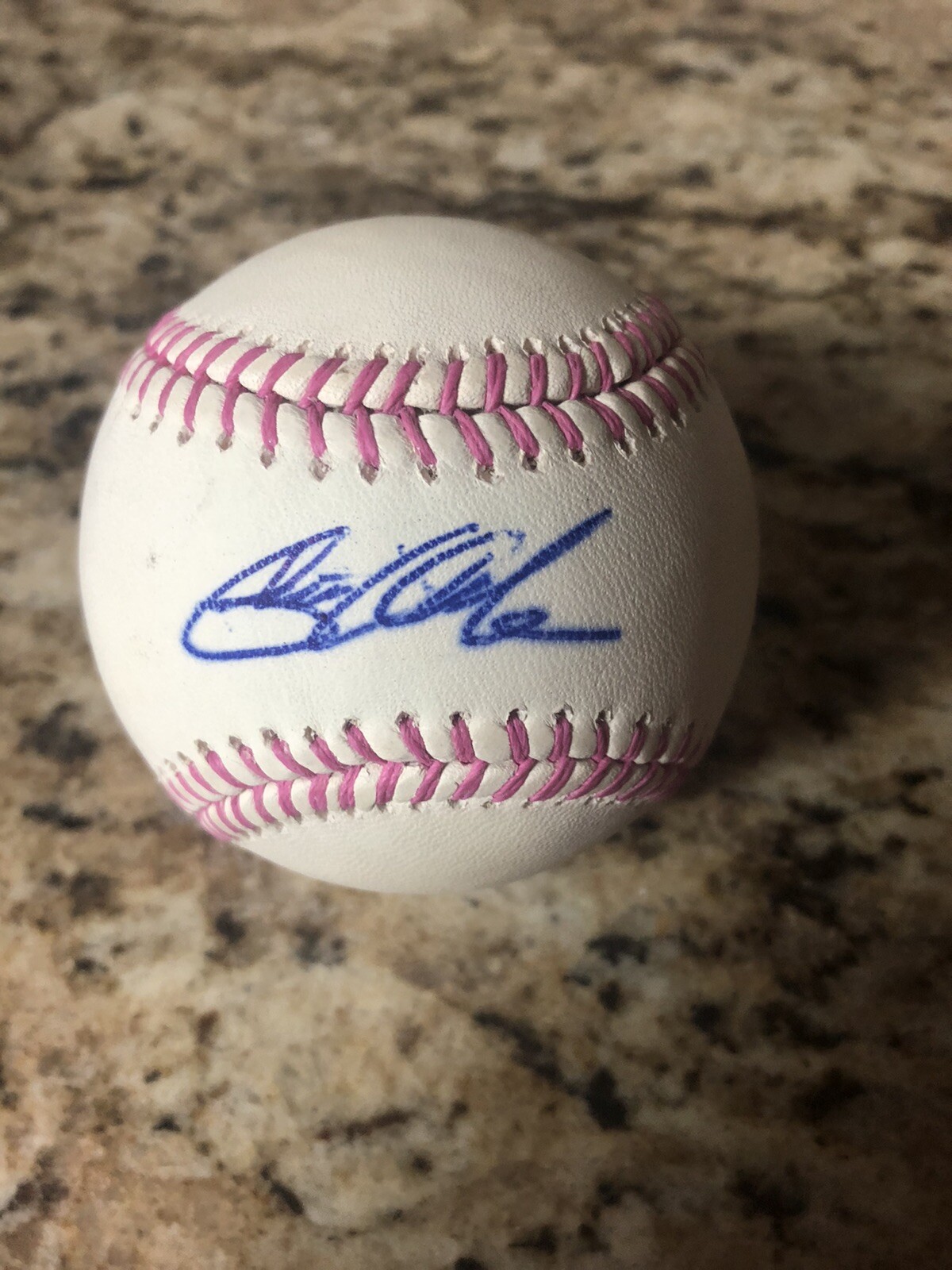 gerrit cole autographed pink baseball | eBay