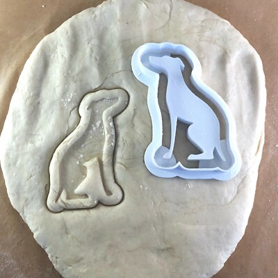 Greyhound Sight Hound- Cookie - Cute - Biscuit - Fondant - Clay - Dough ...
