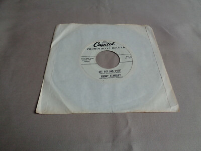 Johnny Standley - Get Out and Vote! - Capitol 7" Vinyl 45 - Promo ...