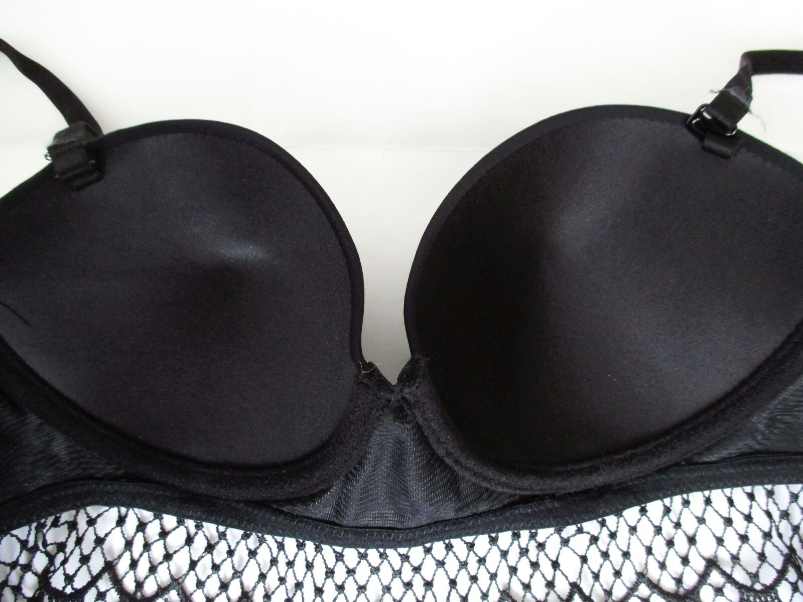 PRIMARK SECRET POSSESSIONS STYLISH BLACK LONG-LINE MULTIWAY / STRAPLESS ...