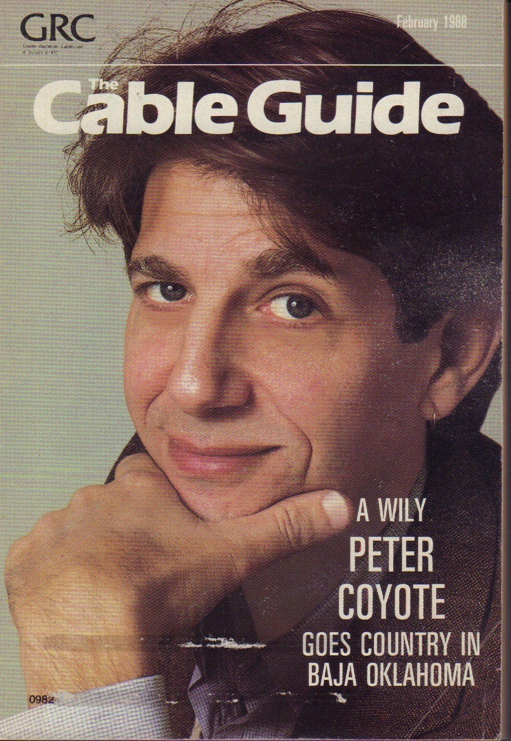 The Cable Guide Magazine February 1988 Peter Coyote 072017nonjhe | eBay