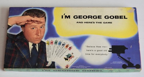 Rare 1955 I'M GEORGE GOBEL game by Schaper - 100% complete & Very Nice ...