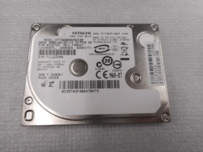 HTC368060H8CE00 60GB 3600 ZIF Hard Drive 1.8 8M | eBay