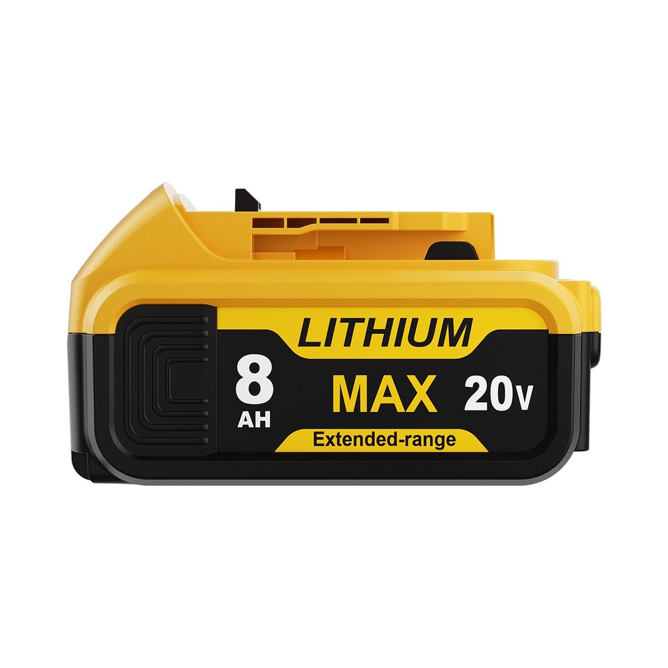 NEW 4Pack 8.0AH 20 Volt For DeWalt Max XR 20V Lithium Ion Battery ...