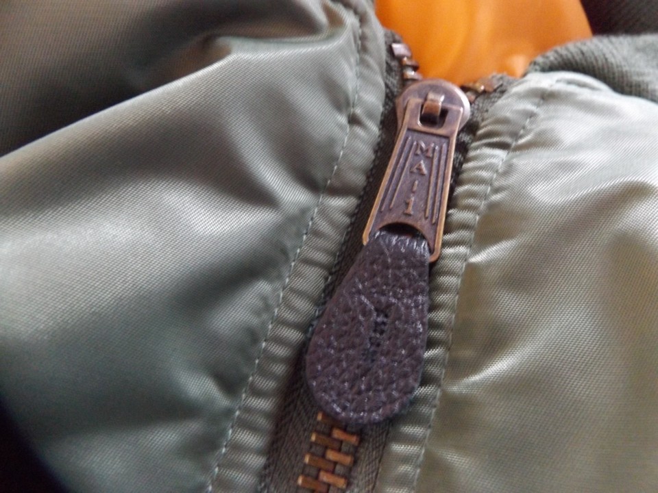 Highlander Vintage MA-1 Green Pilot Flight Bomber Jacket Mens XL Extra ...