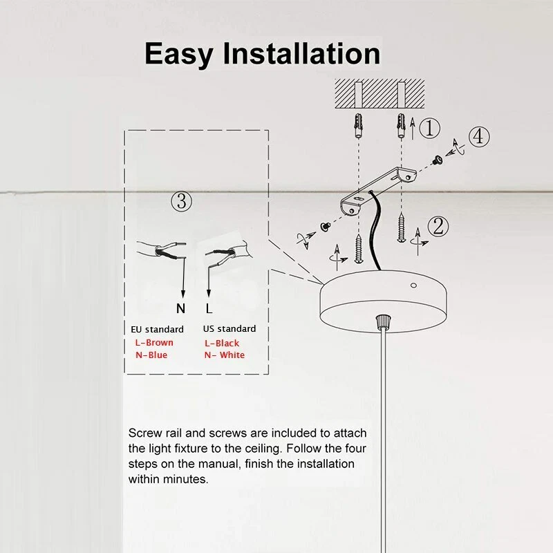 Ceiling Lamp Installation Instructions | Shelly Lighting