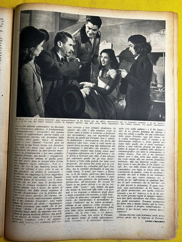 1952 CINEMA Magazine Old Glam Carol Michael Redgrave Joan Greenwood ...