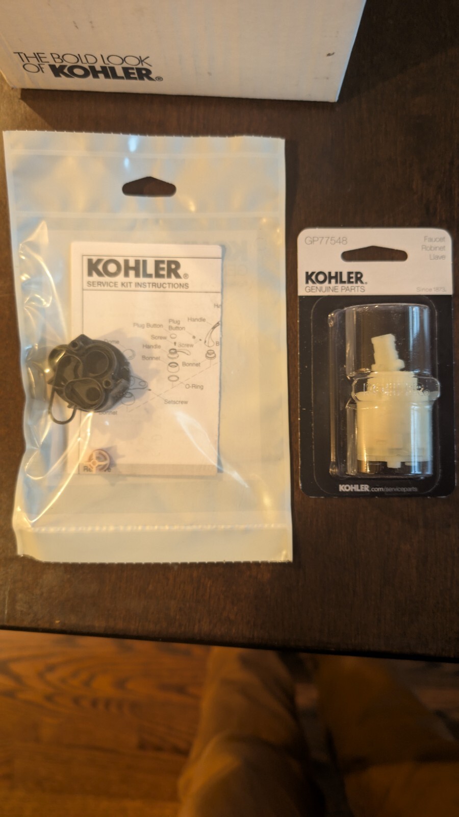 GENUINE Kohler ~GP77548-Faucet Valve~ New in Box | eBay