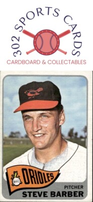 1965 Topps #113 Steve Barber | eBay